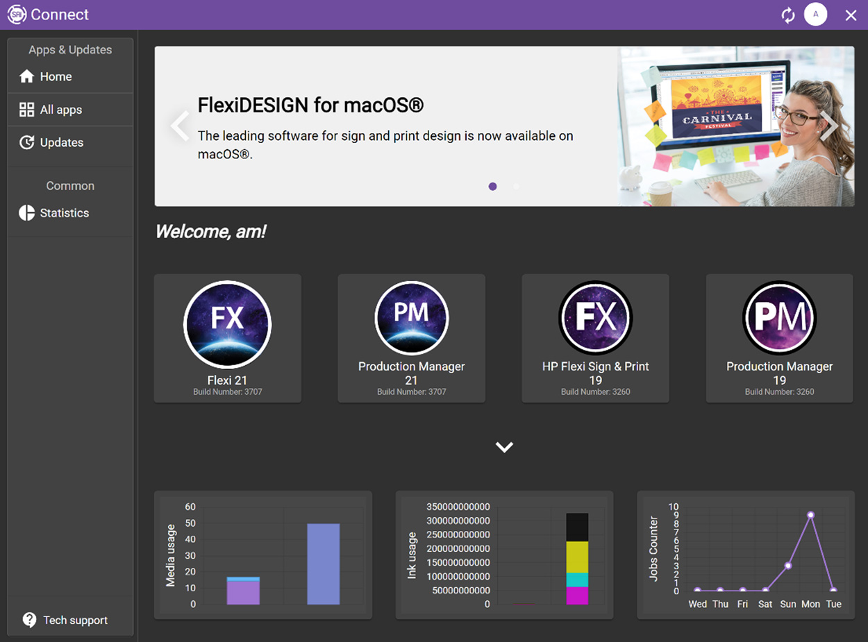 Connect dashboard MAIN - The Bespoke Group